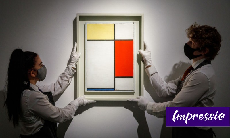 Картина на Пийт Мондриан беше продадена за рекордните 51 млн щатски долара Impressio Dir Bg