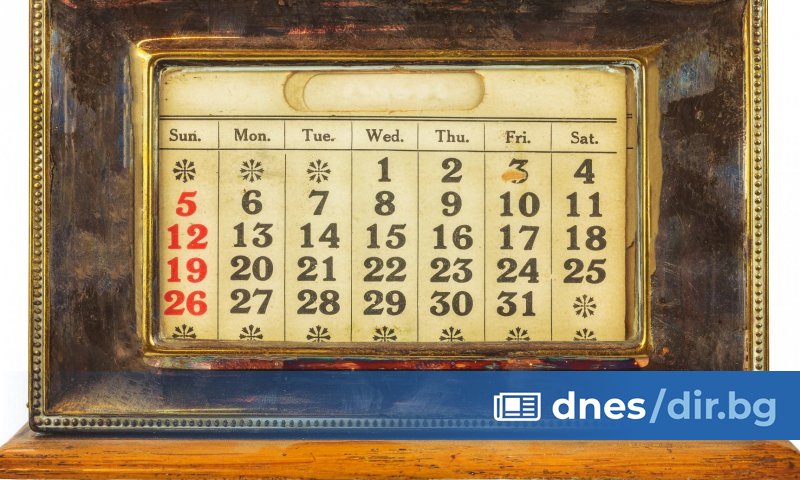 Този календар отговаря и на 2025-а, и на 1941 г. | dnes.dir.bg