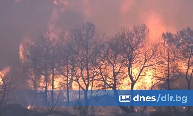 Голям пожар в Каталуния, 2000 души са блокирани в домовете си, властите искат помощ от армията ...