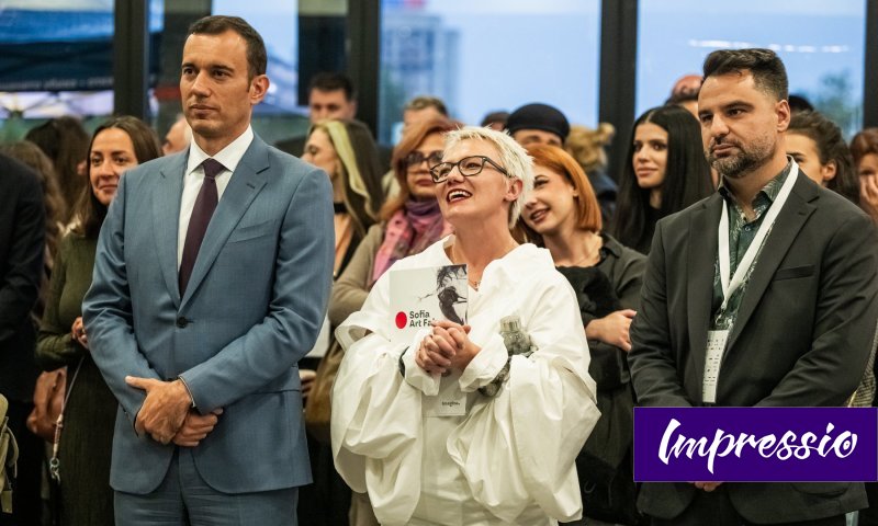 Кметът на София Васил Терзиев откри второто издание на Sofia Art Fair 2025 | impressio.dir.bg