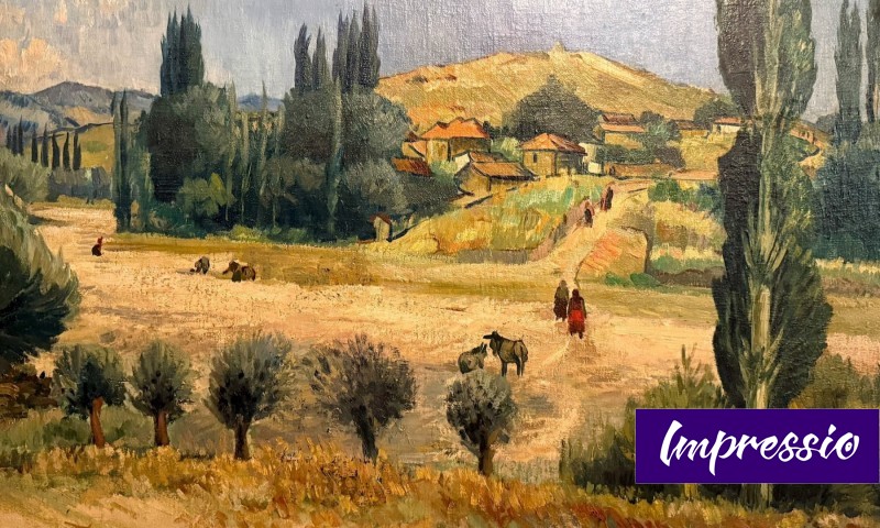 "Пейзаж" на Златю Бояджиев стана най-скъпо продадената на търг картина в България | impressio.dir.bg