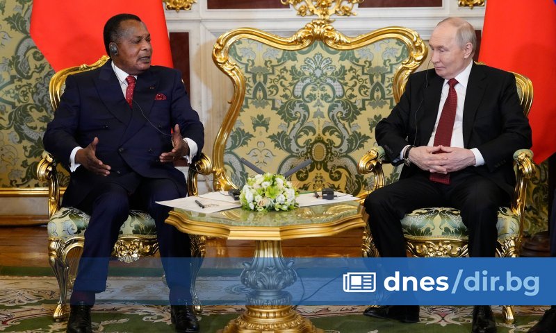 Путин успокои африкански лидер на английски след протоколен инцидент в ...