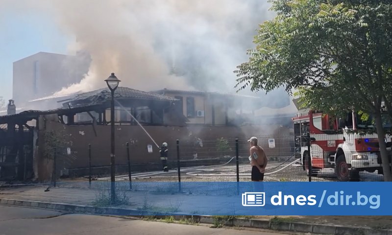 Фритюрник е причината за пожара в заведението в Слънчев бряг | dnes.dir.bg